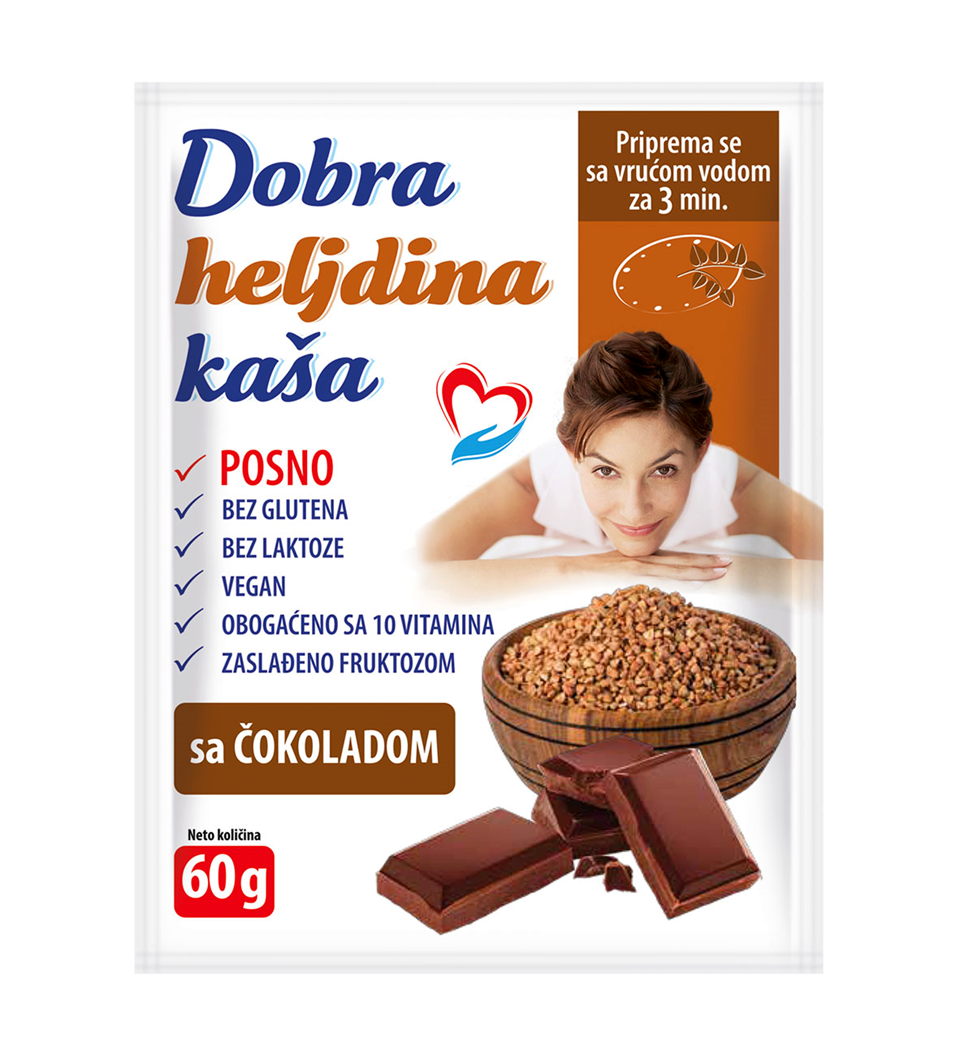 Zdrava hrana Efedra online Bioshop | Dobra heljdina kasa sa čokoladom