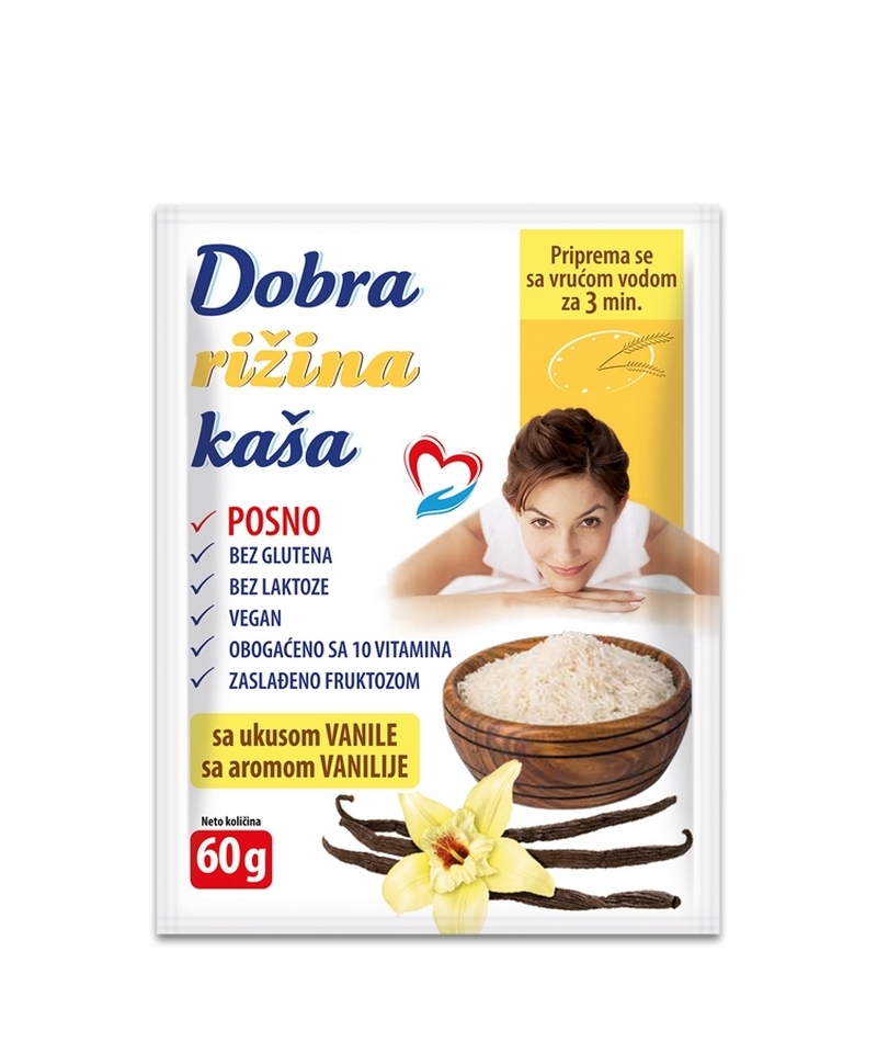 Zdrava hrana Efedra online Bioshop | Dobra rizina kasa sa ukusom vanile